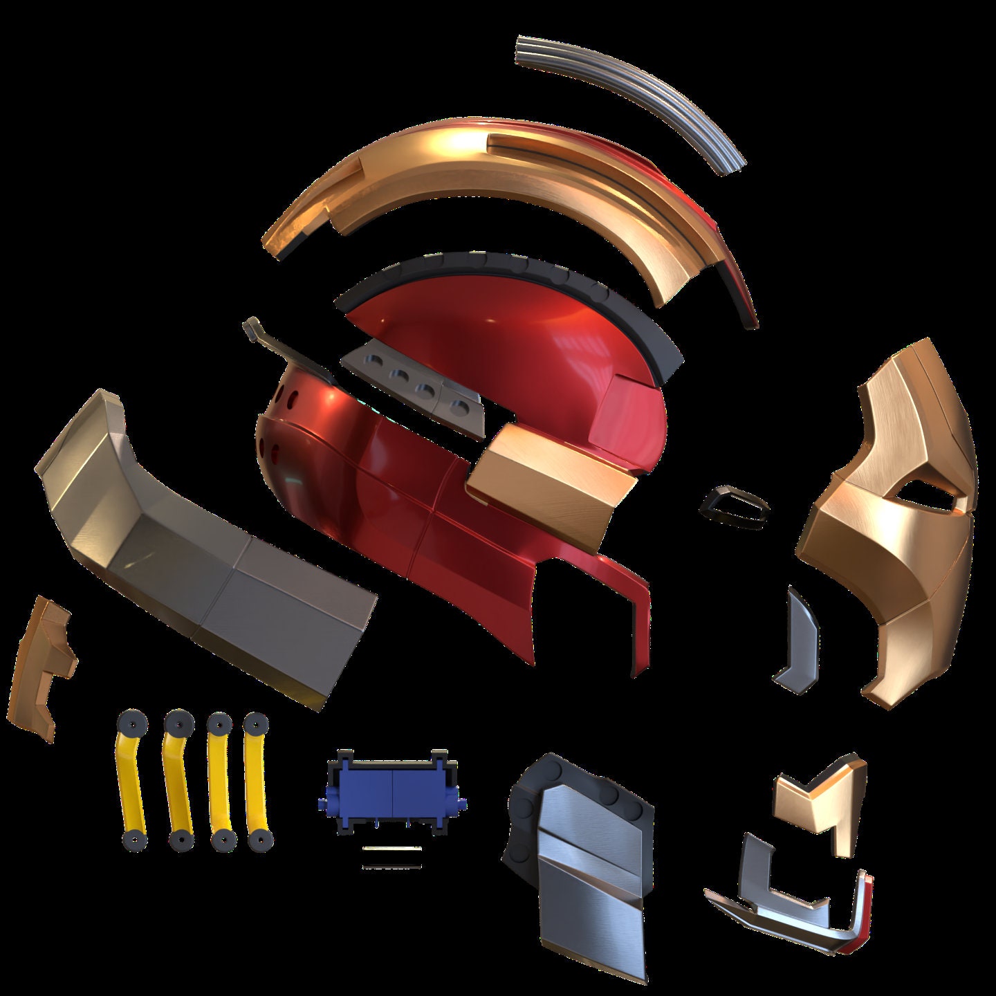 Iron Man MK 17 heartbreaker 3d Printable Model With FULL Inner Details ...