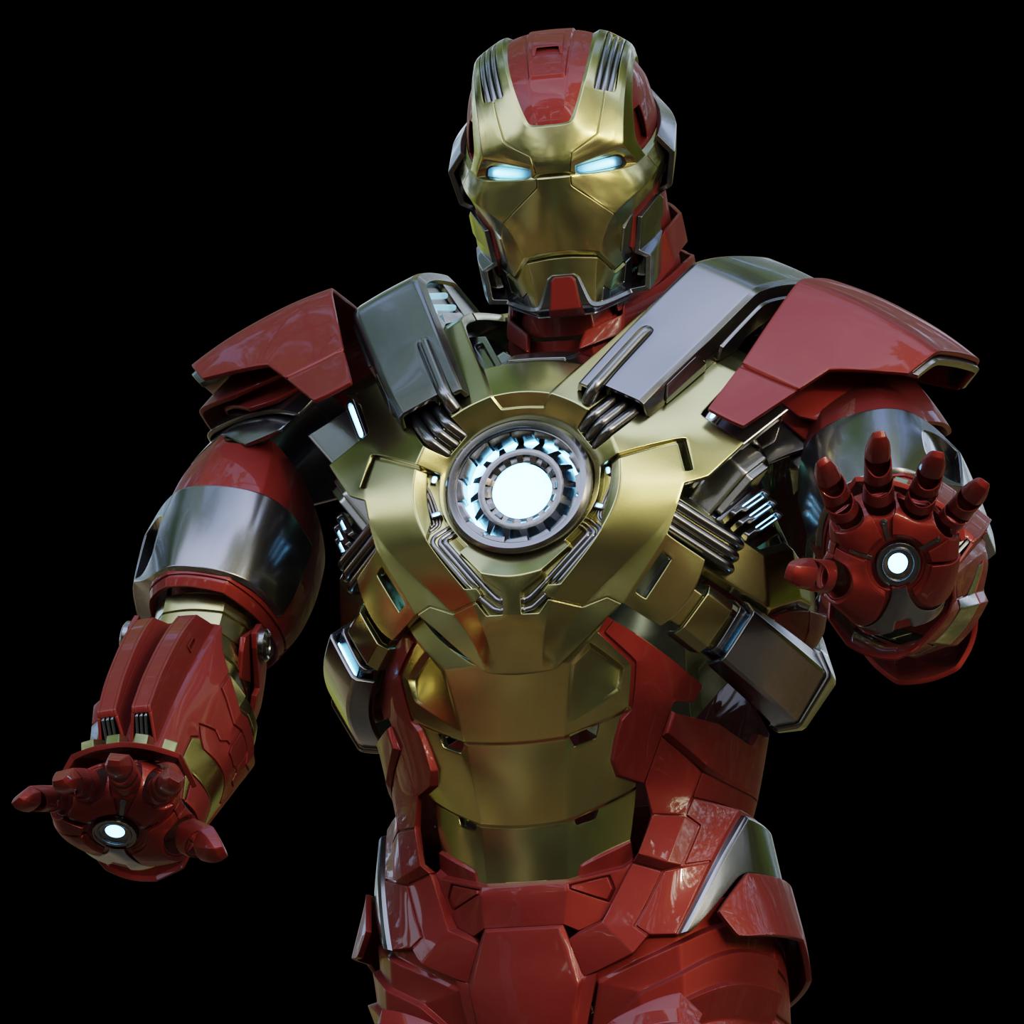 Iron Man Mk17 Heartbreaker Fully Wearable CGI Accurate 3d Model - Etsy