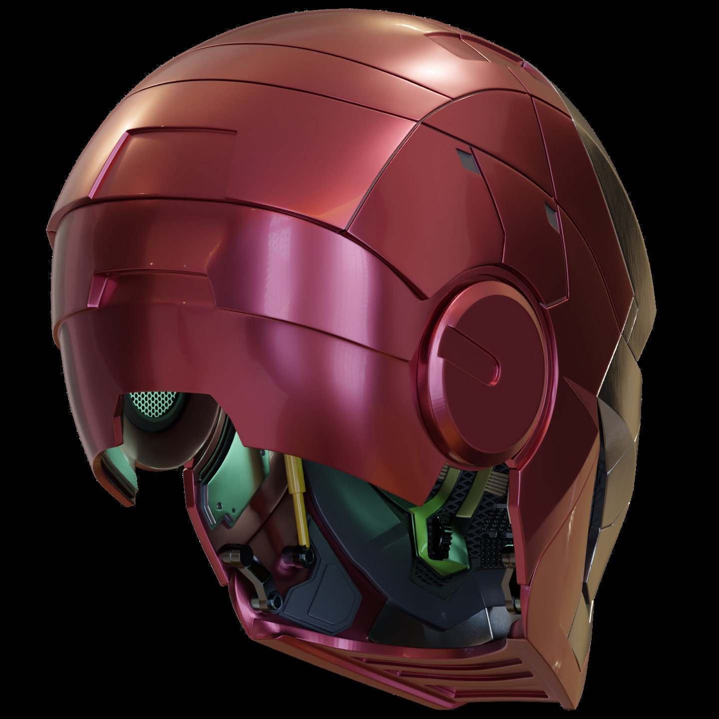 Iron Man Mk5 Helmet 3d Printable Model With Interior Details and ...