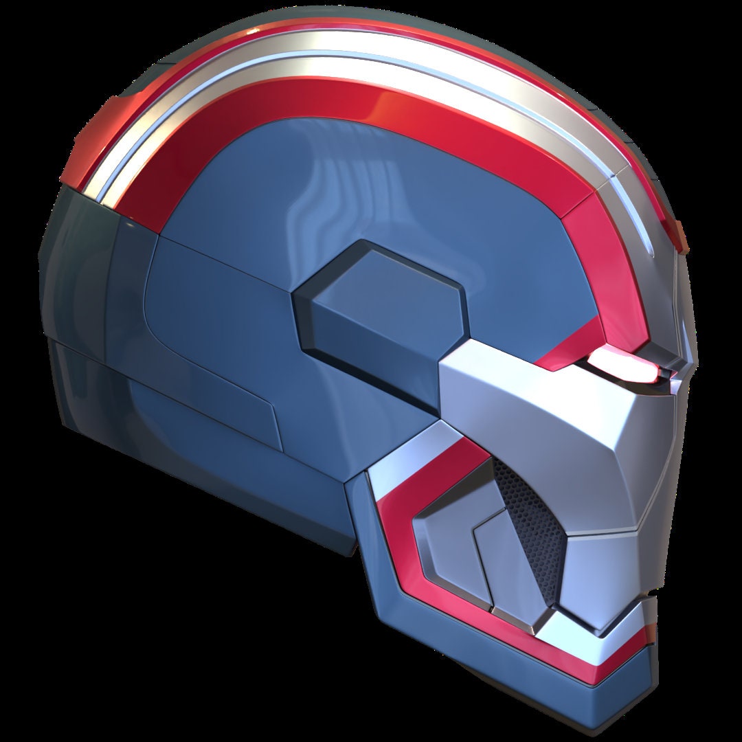 Iron Patriot War Wachine Mk1 Helmet With Motorization and Interior ...
