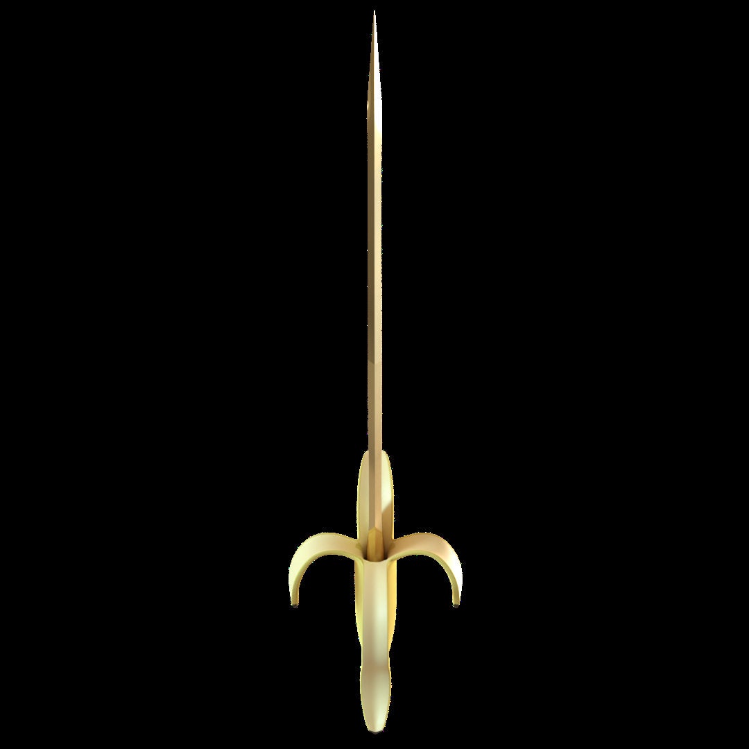 Banana Sword 3d Printable Model - Etsy