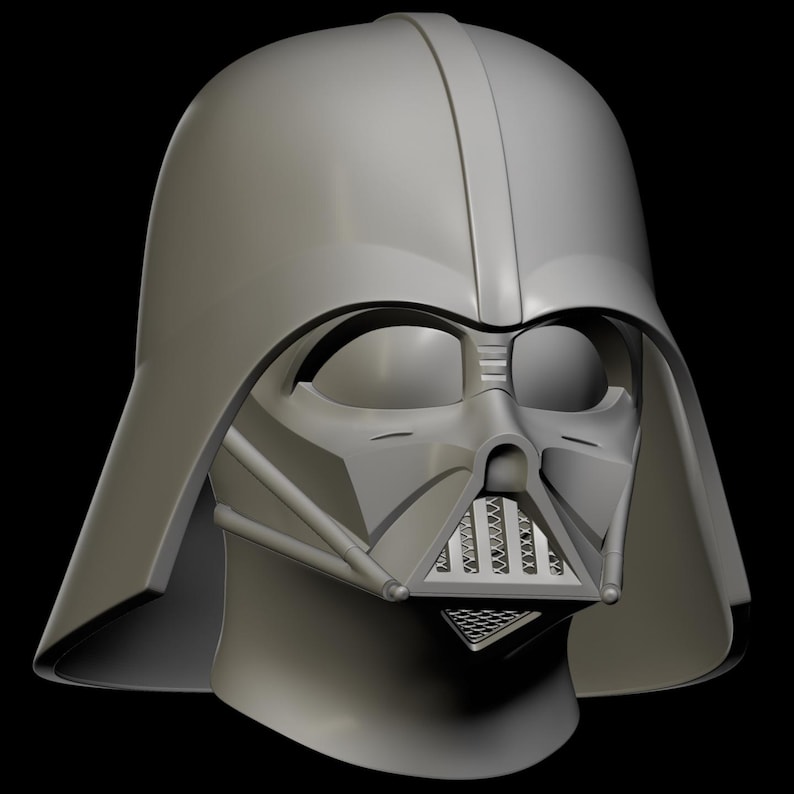 Obi Wan Kenobi Darth Vader Helmet 3D Model - Etsy