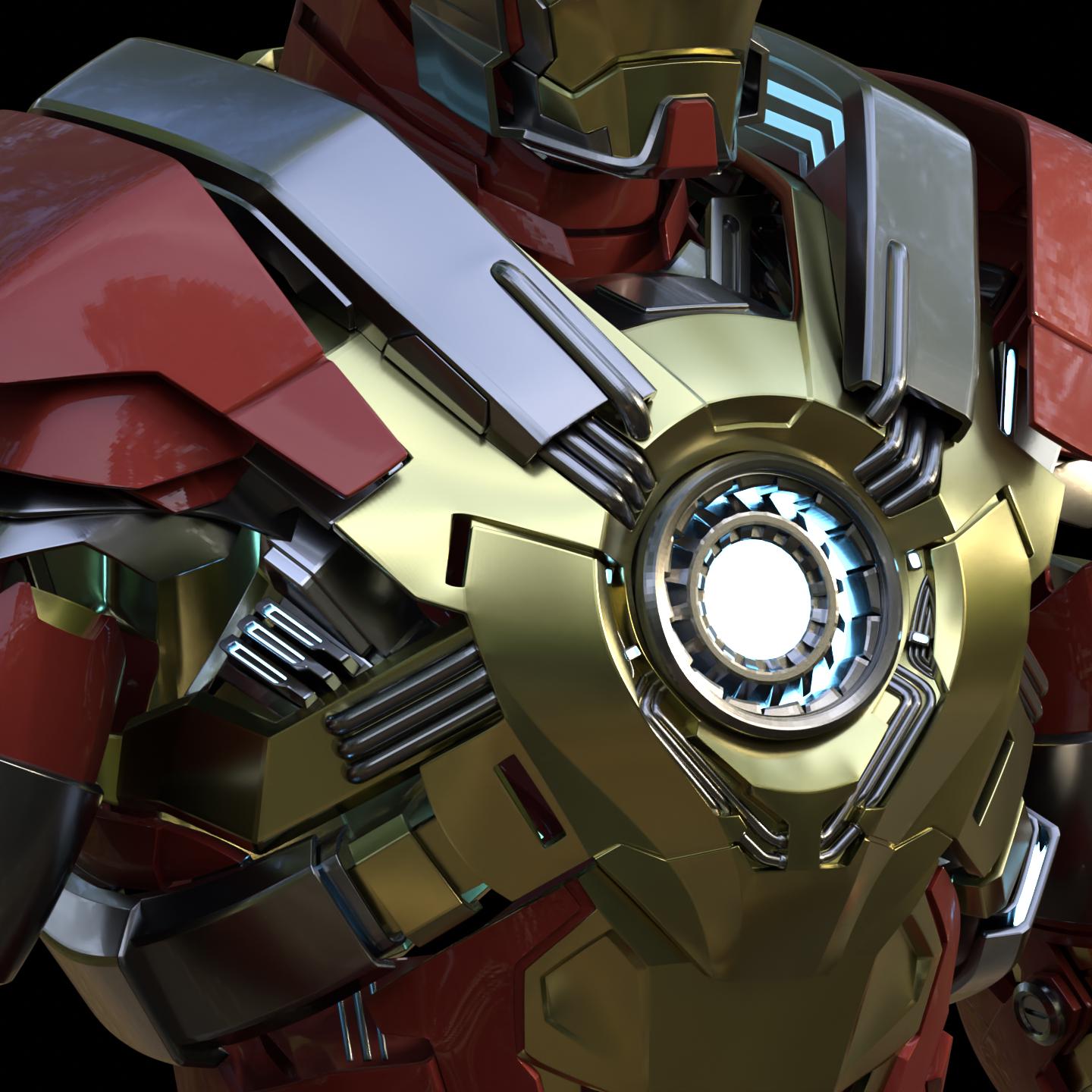 Iron Man Mk17 Heartbreaker Fully Wearable CGI Accurate 3d Model - Etsy