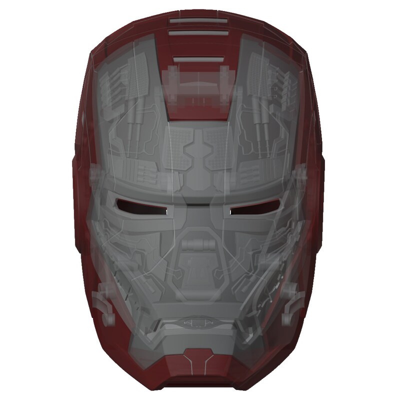Iron Man Mk5 Helmet 3d Printable Model With Interior Details - Etsy