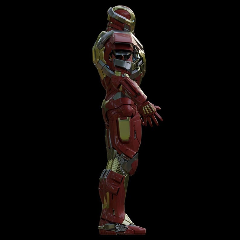Iron Man Mk17 Heartbreaker Fully Wearable CGI Accurate 3d Model - Etsy