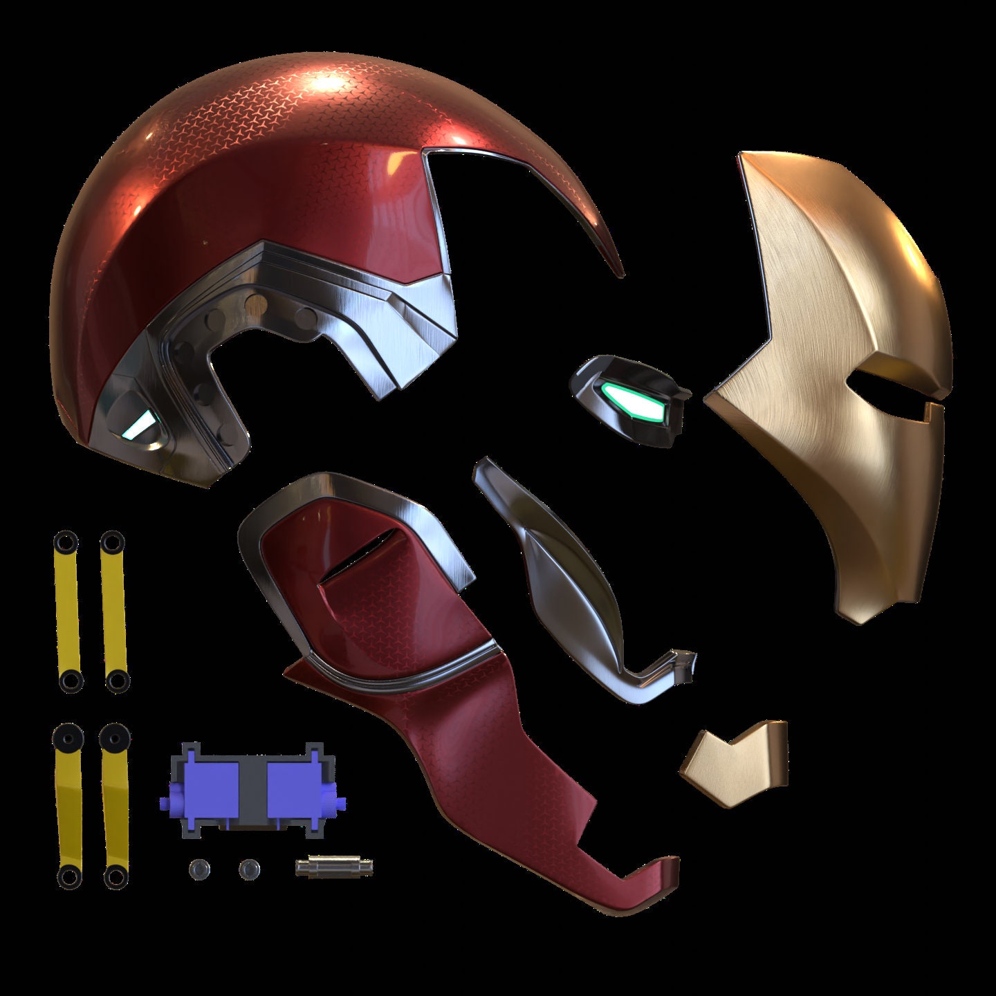 Iron Man Mk85 3d Printable Model With Motorization and Interior Details ...