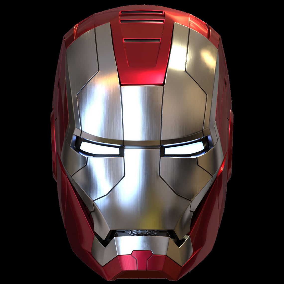 Iron Man Mk5 Helmet 3d Printable Model With Interior Details - Etsy