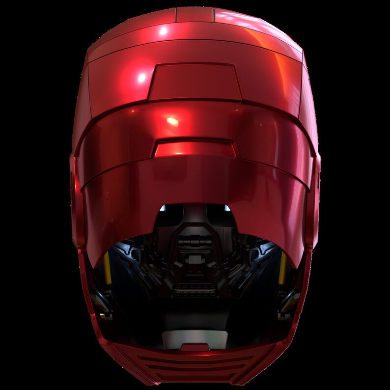 Iron Man Mk5 Helmet 3d Printable Model With Interior Details - Etsy