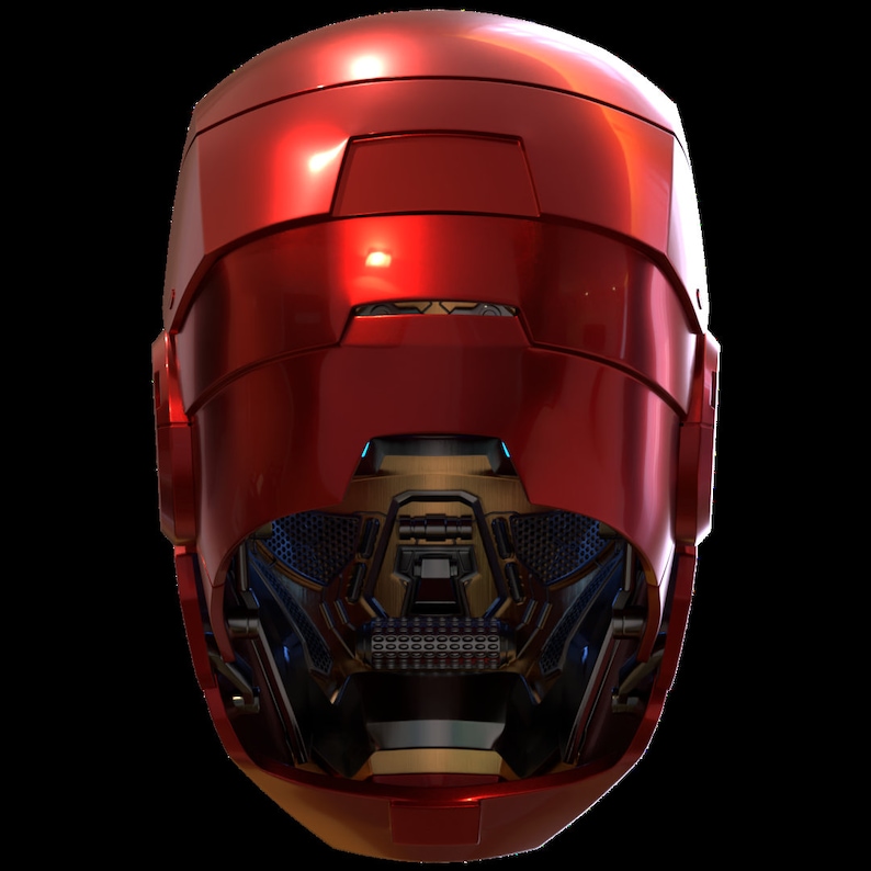 Iron Man Mk45b Helmet Digital 3dmodel With Inner Details and ...