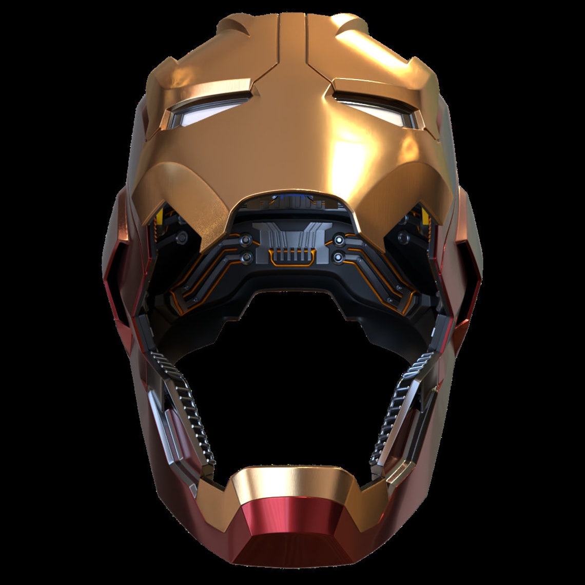 3d Printable Iron Man MK45 Helmet With FULL Inner Details and ...