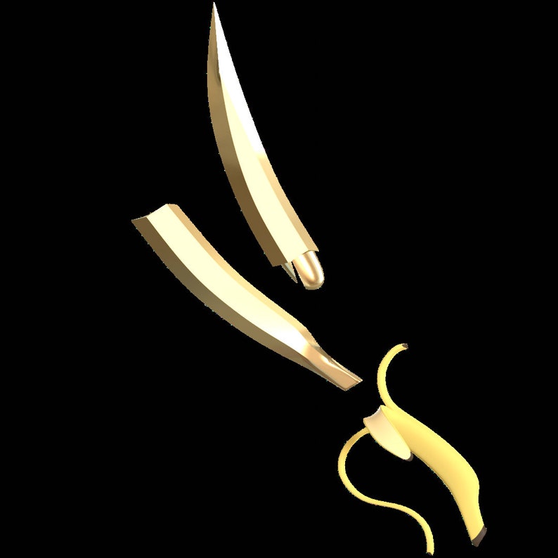 Banana Sword 3d Printable Model - Etsy