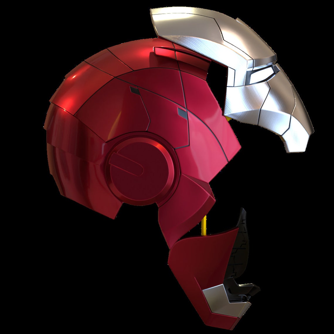 Iron Man Mk5 Helmet 3d Printable Model With Interior Details - Etsy