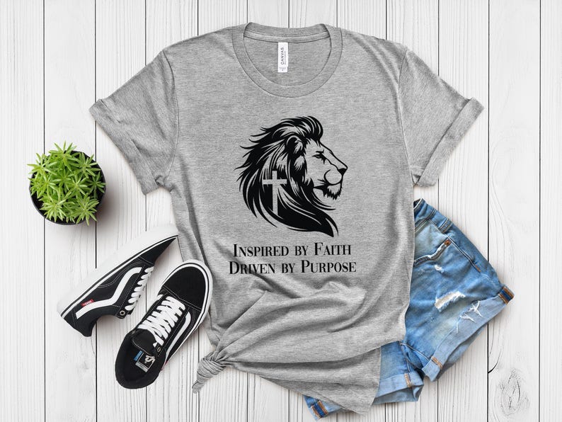 Inspired by Faith Driven by Purpose Shirt, Christian Gifts ...