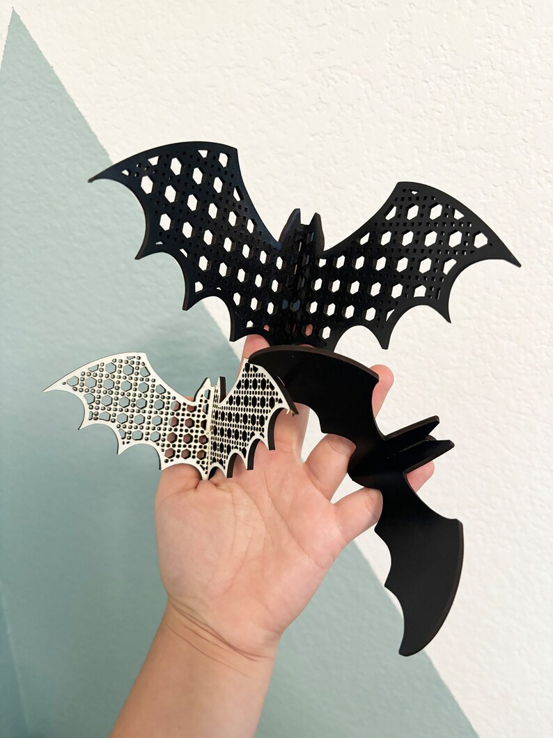 RATTAN BAT Laser Cut File | Halloween Rattan Laser Cut File | Laser ...