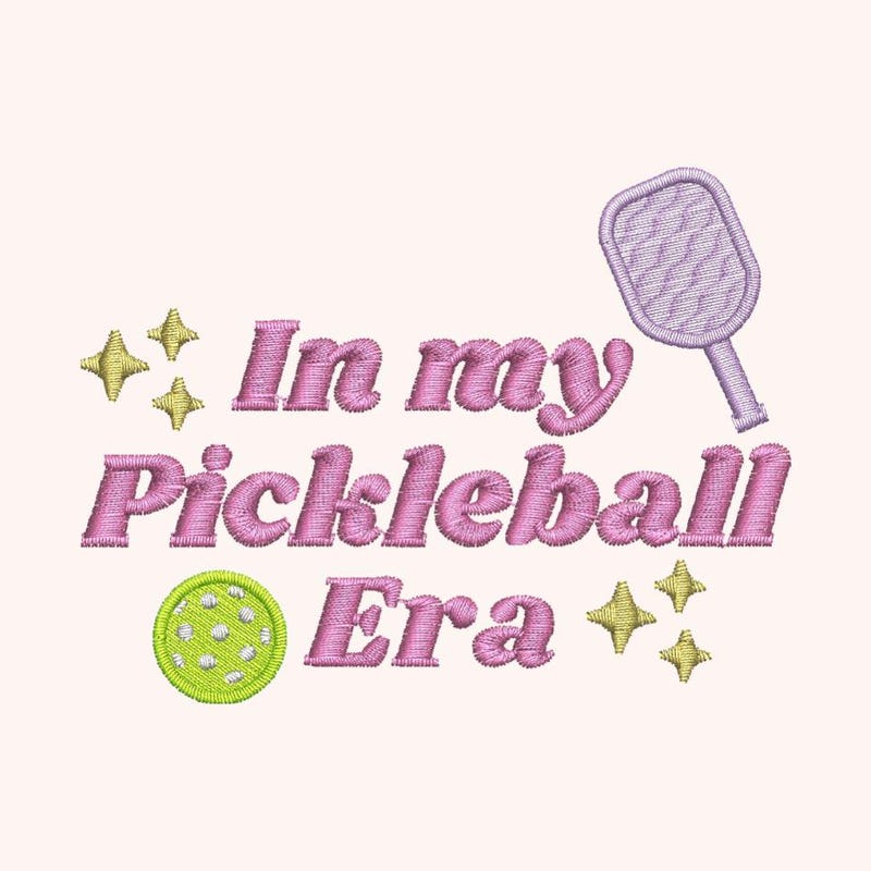 Pickleball Embroidery Designs - Etsy