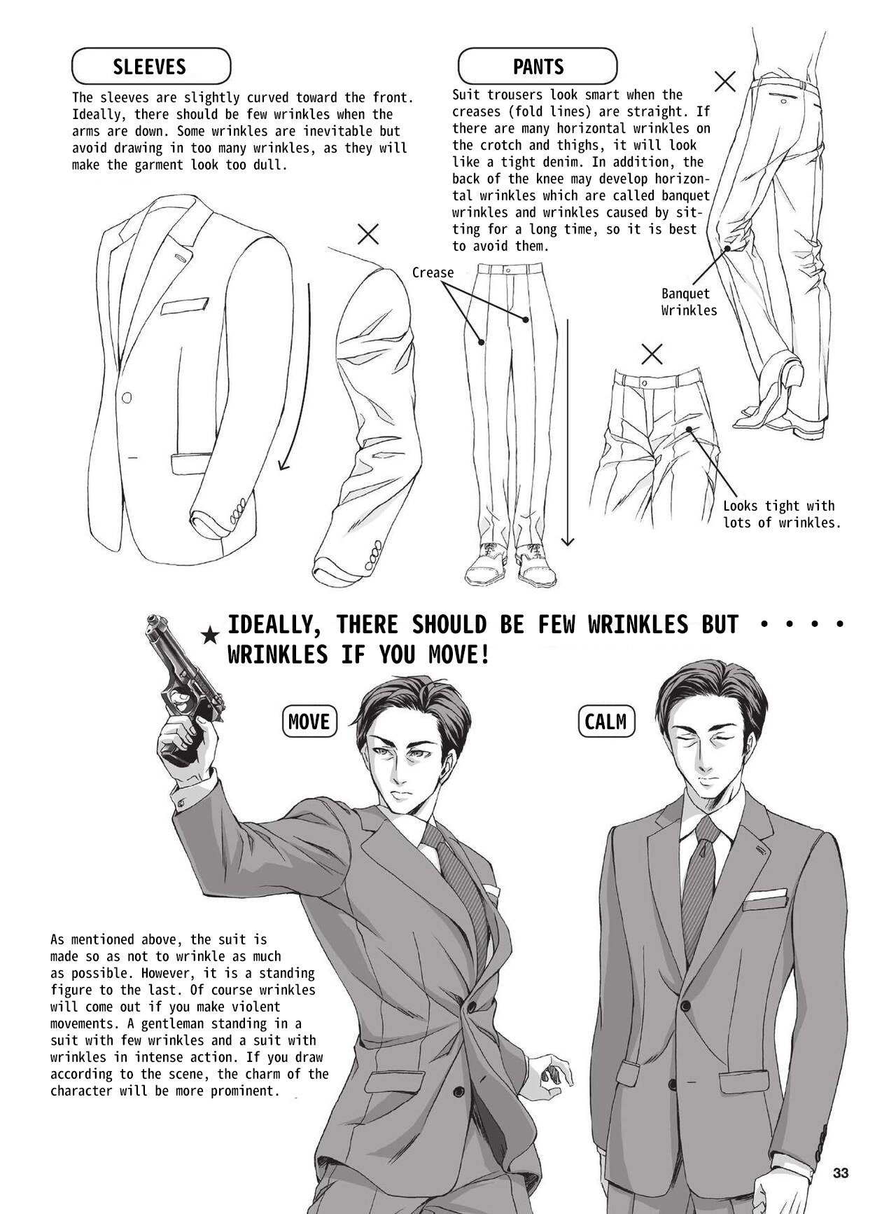 How To Draw A Man In A Suit