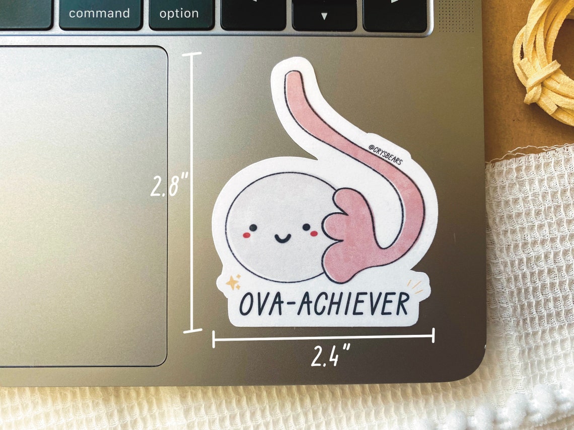 Ova-achiever Sticker, Ovary, OBGYN, OB, Doctor, Medical, Nurse, RN ...