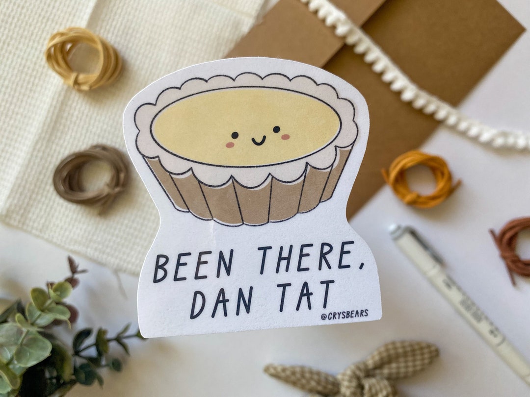 Dan Tat Sticker, Egg Tart Sticker, Dim Sum Sticker, Asian Sticker ...