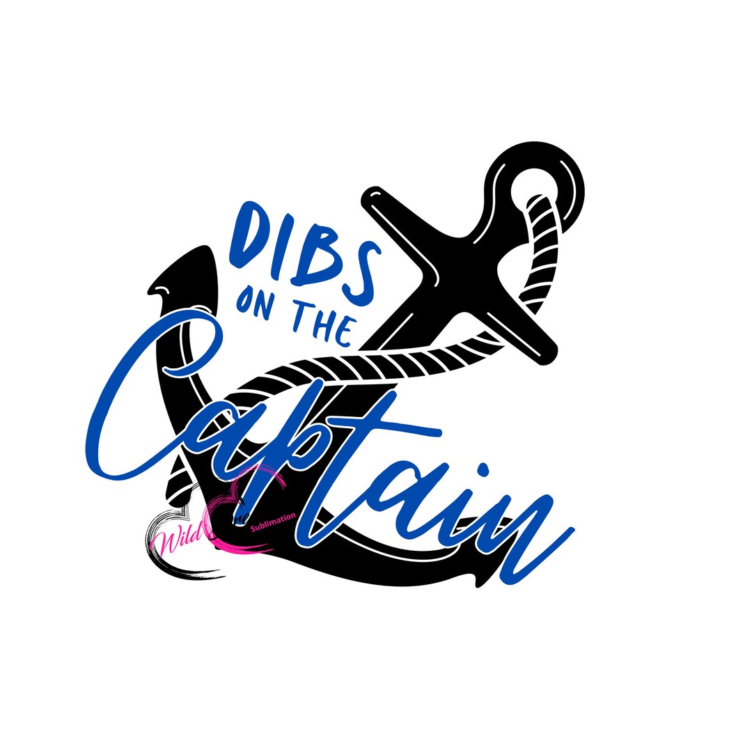 Dibs on the Captain Anchor PNG - Etsy