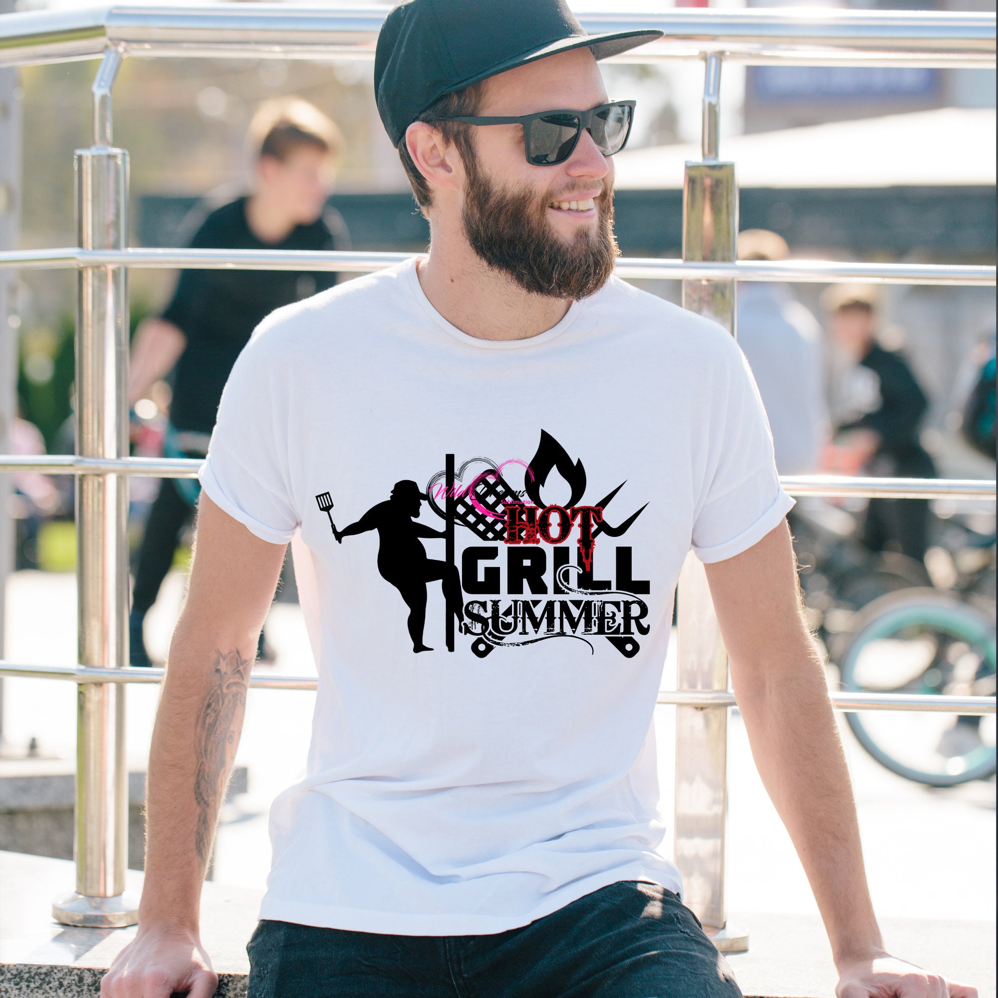 Funny Hot Grill Summer High Quality PNG Instant Digital Download Easily ...
