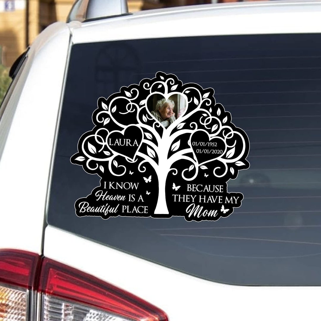 In Memory of Sticker. Personalized Memorial Sticker. Custom - Etsy