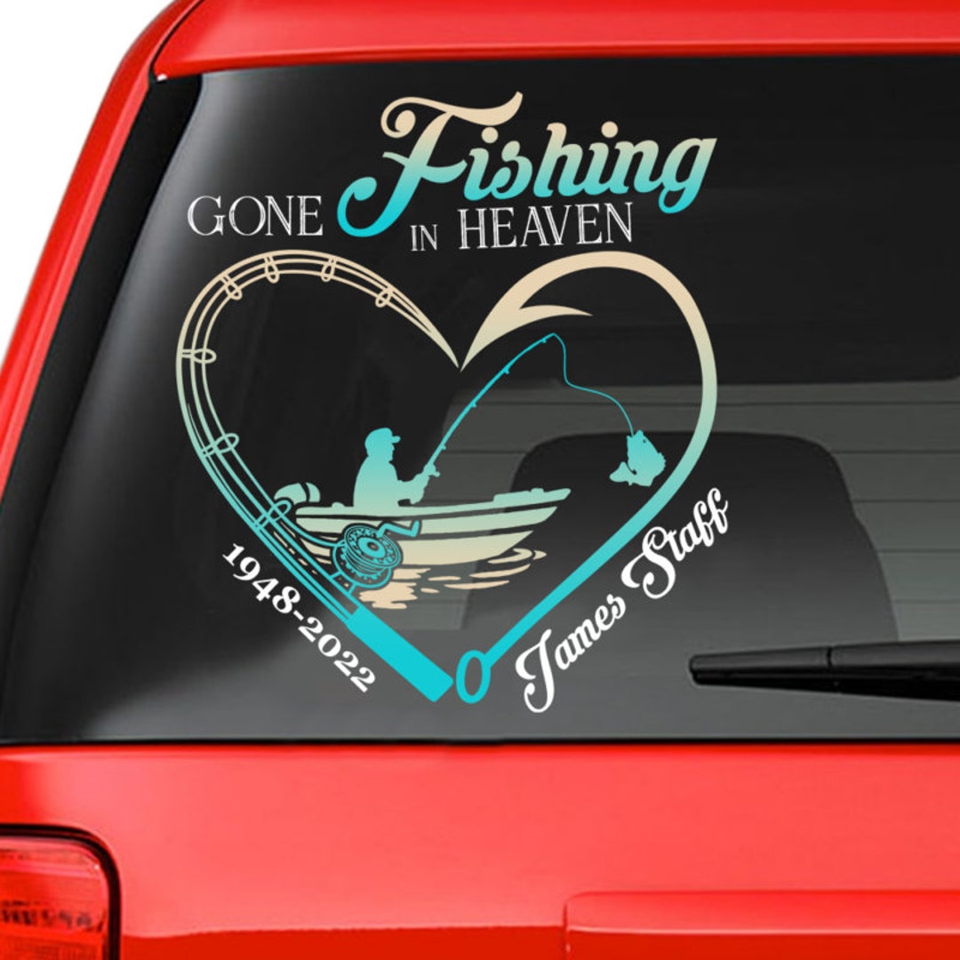 In Memory of Sticker, Custom Name Date Memory Sticker Custom Memory ...