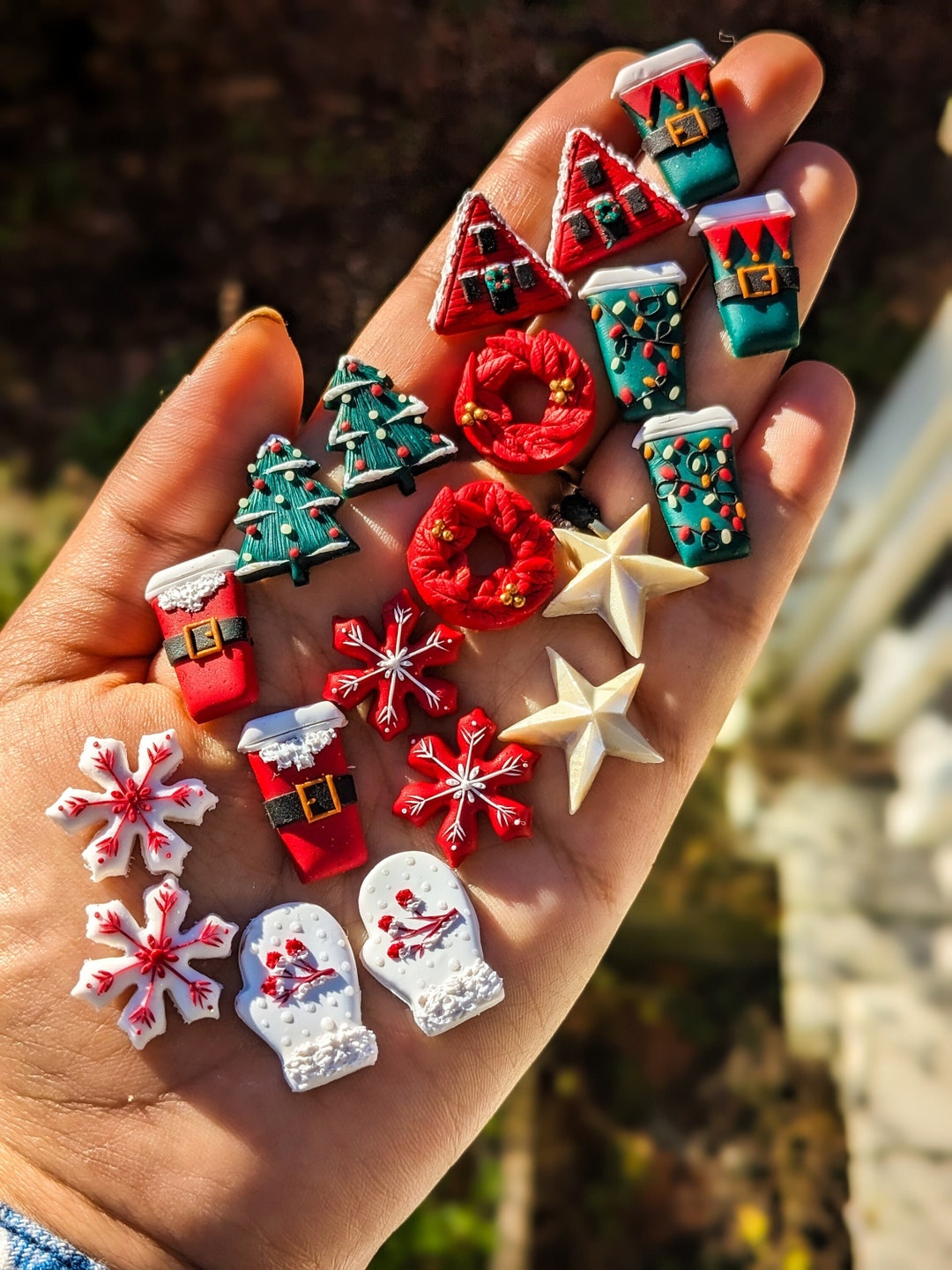 Build Your Own Holiday Stud Pack | Christmas Earrings | Mix and Match ...