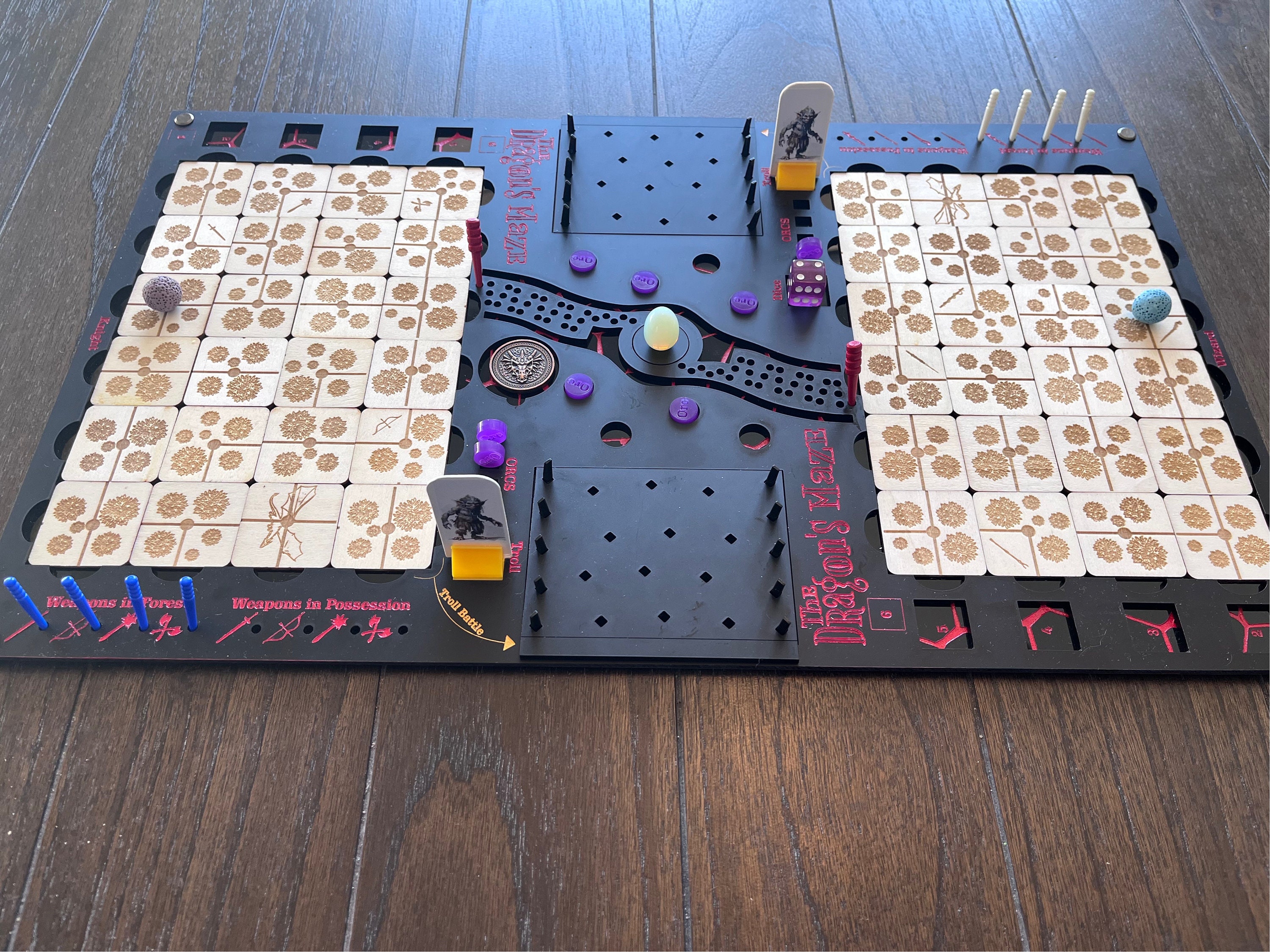 Unique Custom Board Game, Strategy Board Game, Cooperative Game, the ...