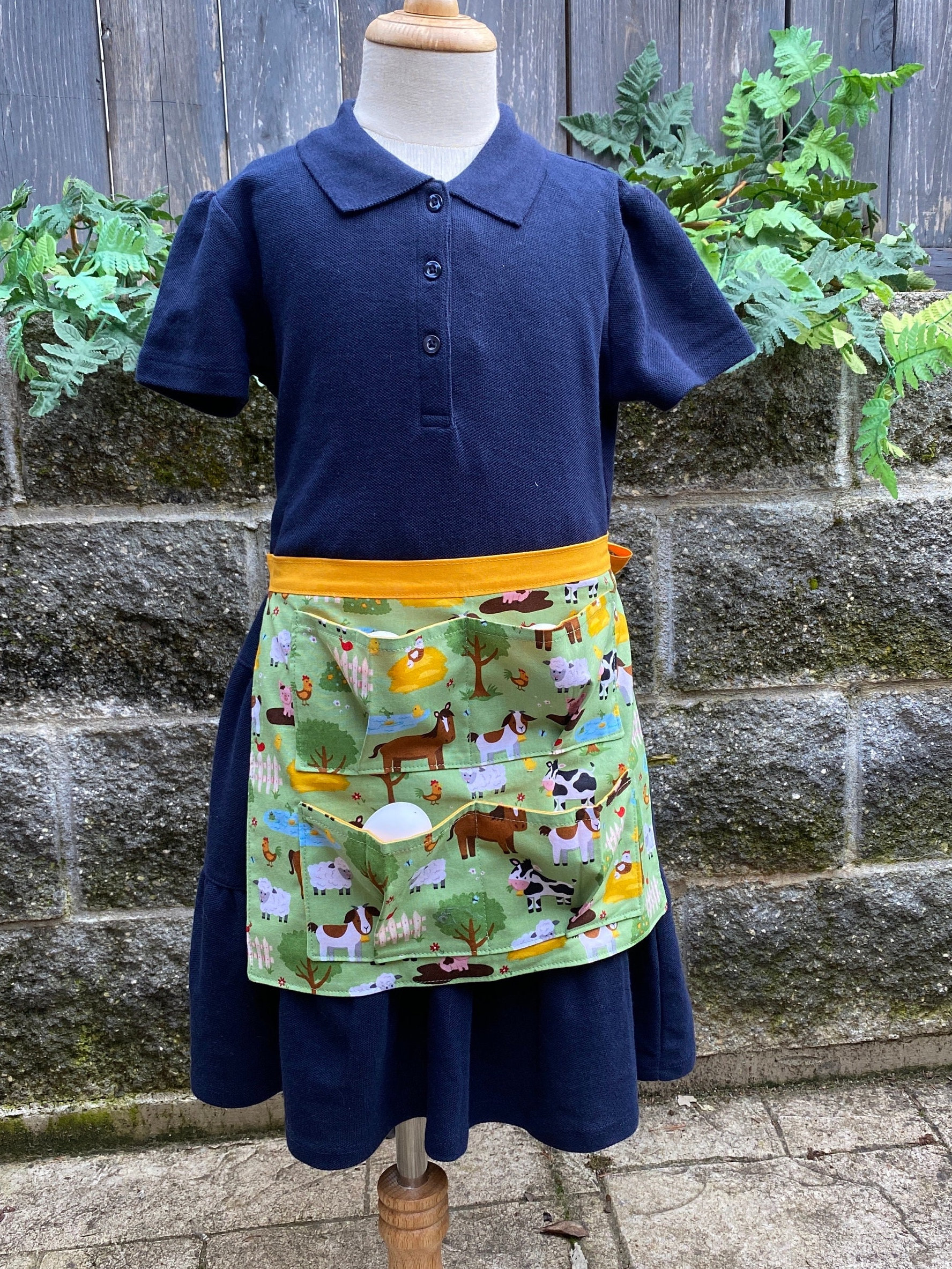 Child Size Egg Gathering Apron - Etsy