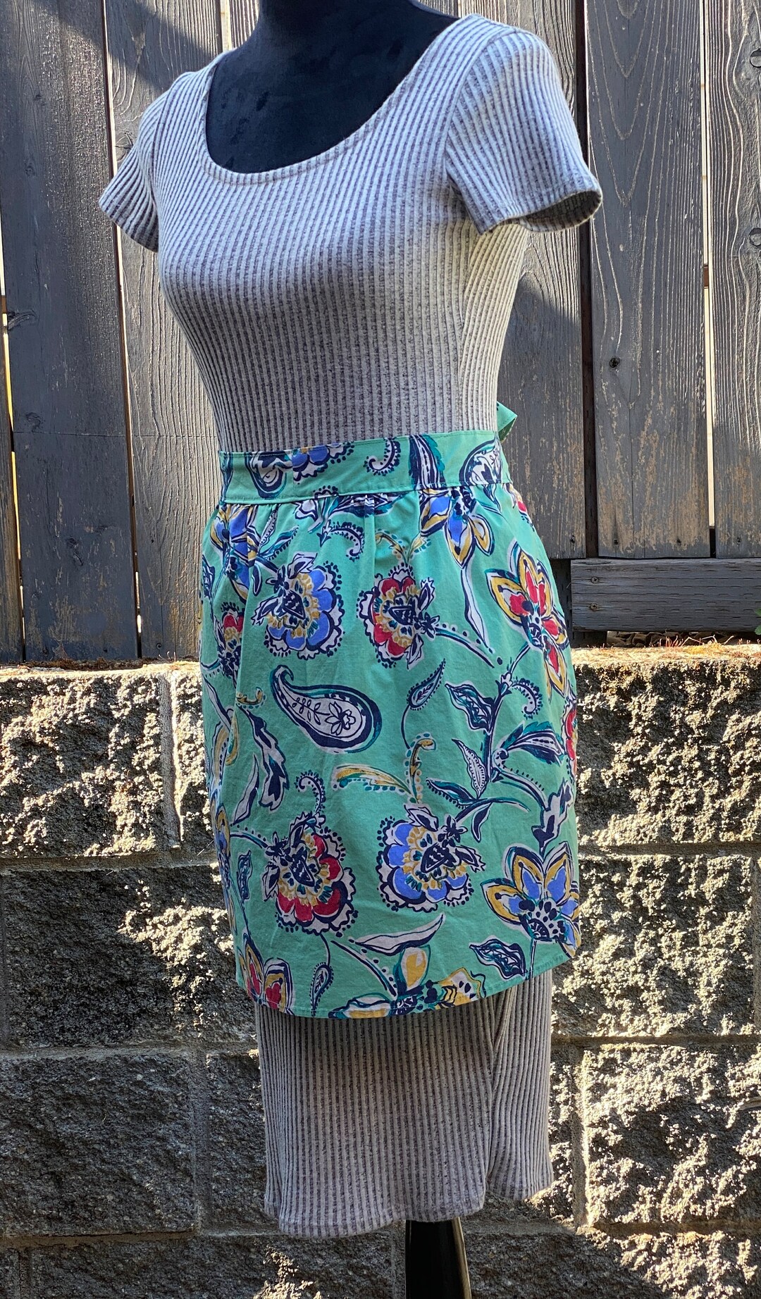 Vintage Serving Half Apron 100% Upcycled Fabric - Etsy