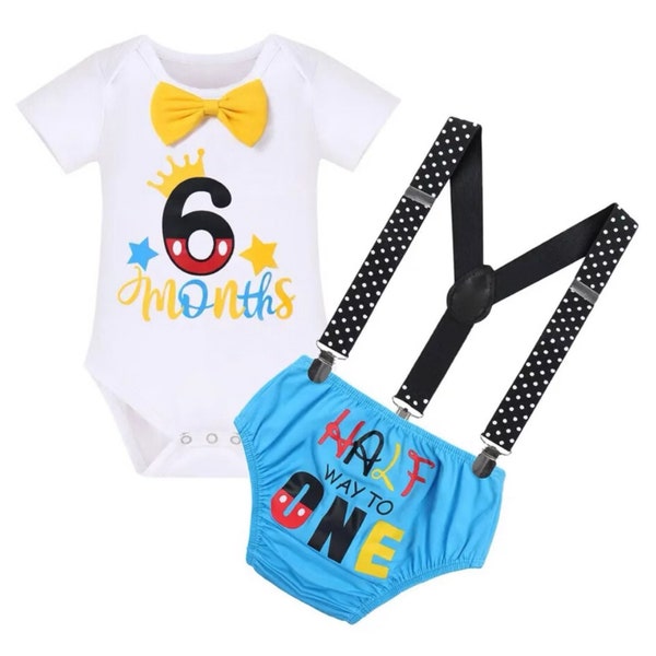 Mickey Mouse 6 Months Outfit - Etsy