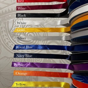 CUSTOM Plumeria Style Ribbon Leis - Etsy