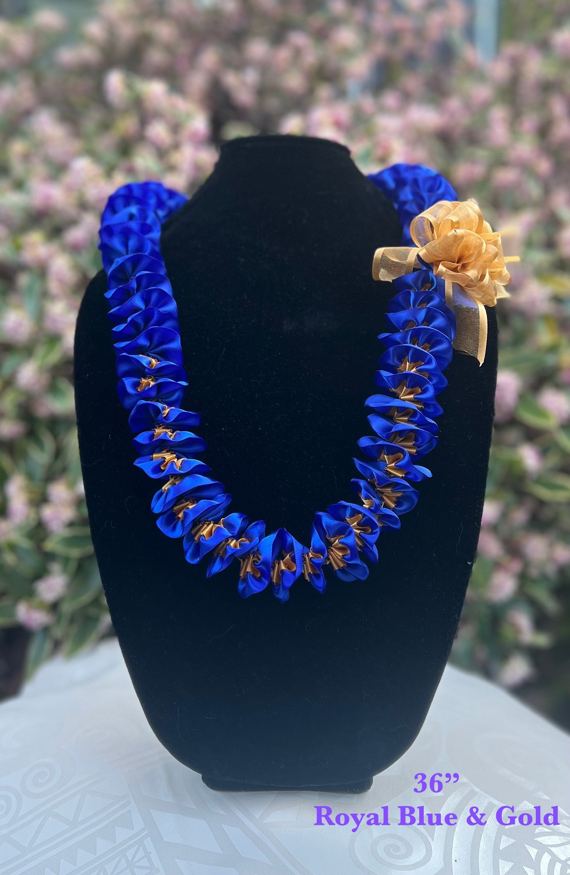 CUSTOM Plumeria Style Ribbon Leis - Etsy