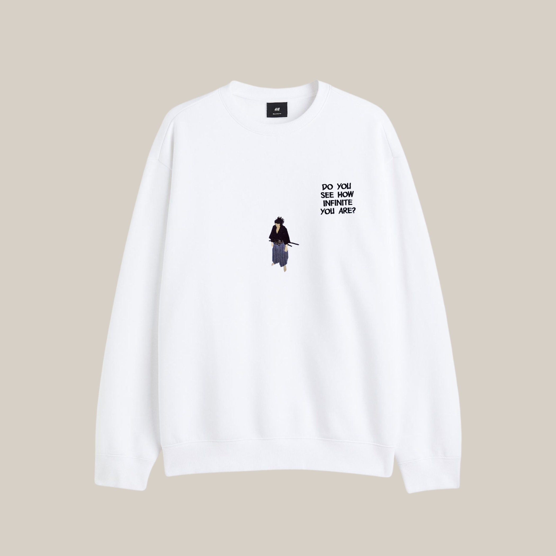 Embroidered Samurai Infinite Sweater/hoodie/t-shirt - Etsy