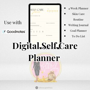Digital Self Care Planner - Etsy