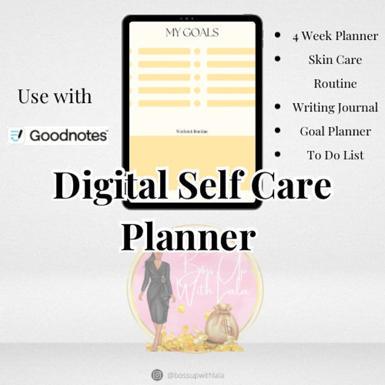 Digital Self Care Planner - Etsy