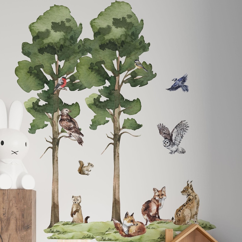 Animal Wall Stickers - Etsy