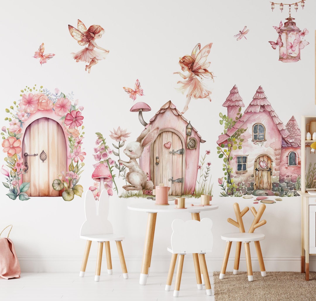 Fairy Wall Stickers, Fairy Wall Decals, Girls Room Decor, Fairy Wall ...