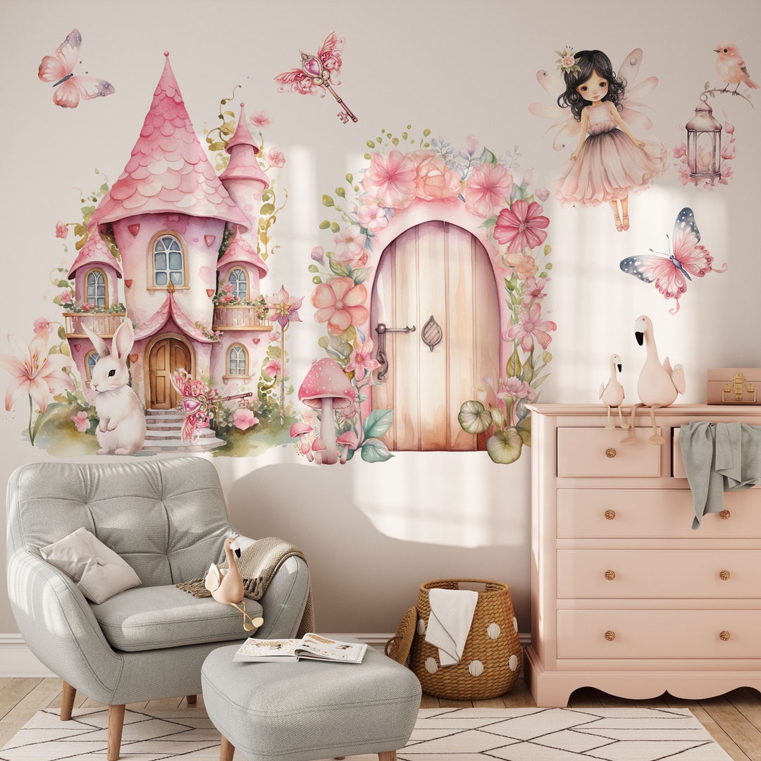 Fairy Wall Stickers, Fairy Wall Decals, Girls Room Decor, Fairy Wall ...