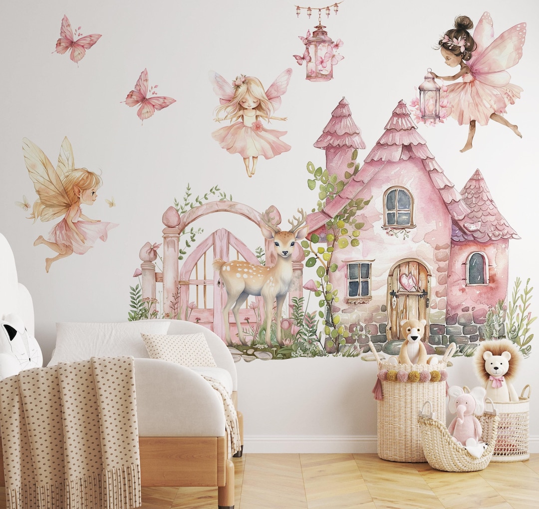 Fairy Wall Stickers, Fairy Wall Decals, Girls Room Decor, Fairy Wall ...