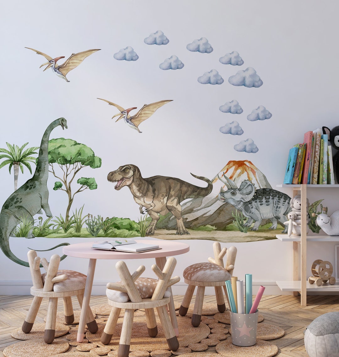 Dinosaur Wall Decal, Dinosaur Wall Stickers,dinosaur Decal, Dinosaur ...