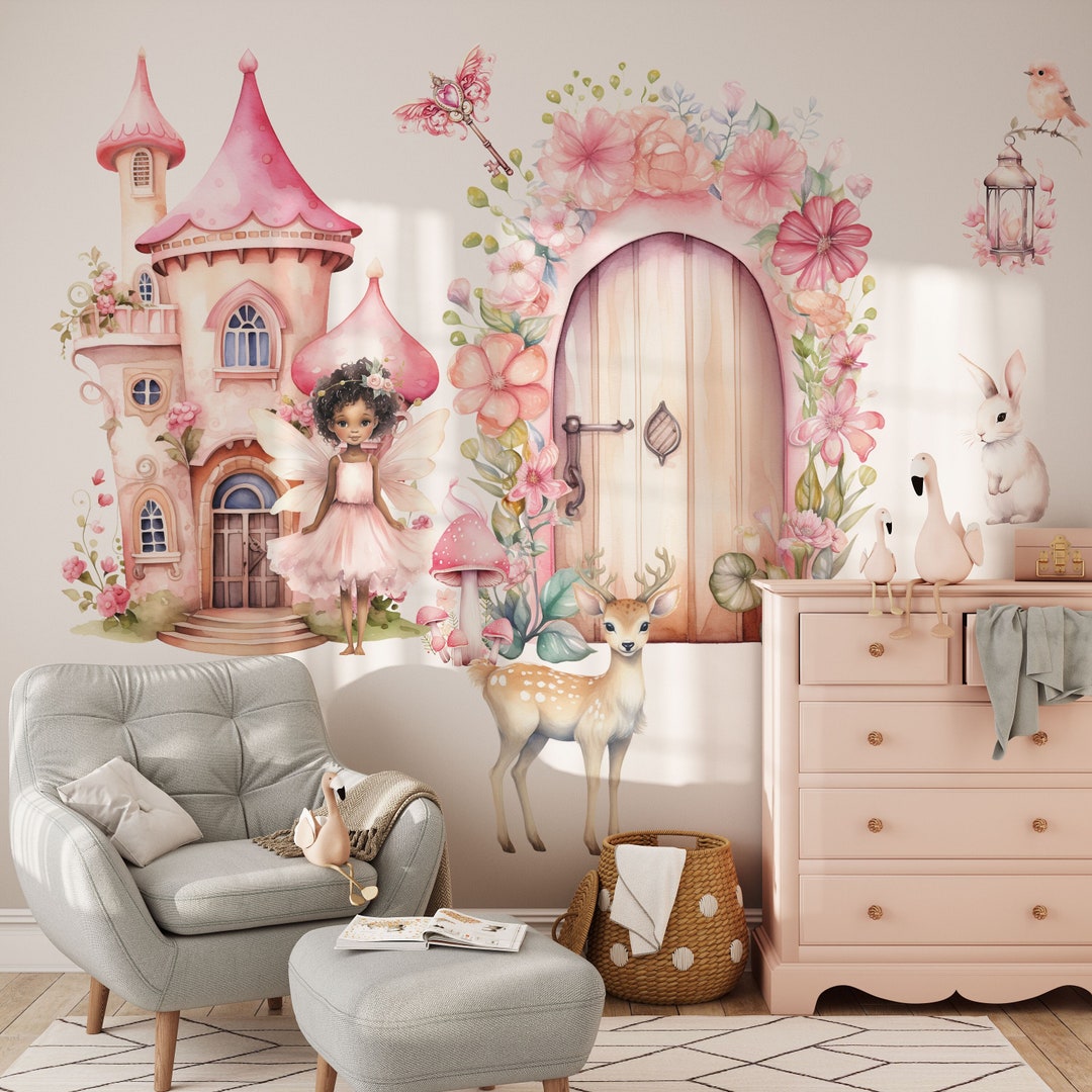 Fairy Wall Stickers, Enchanted Forest Wall Stickers, Girls Room Decor ...