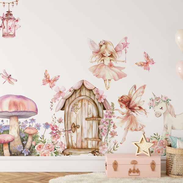Fairy Decals Wall Stickers - Etsy