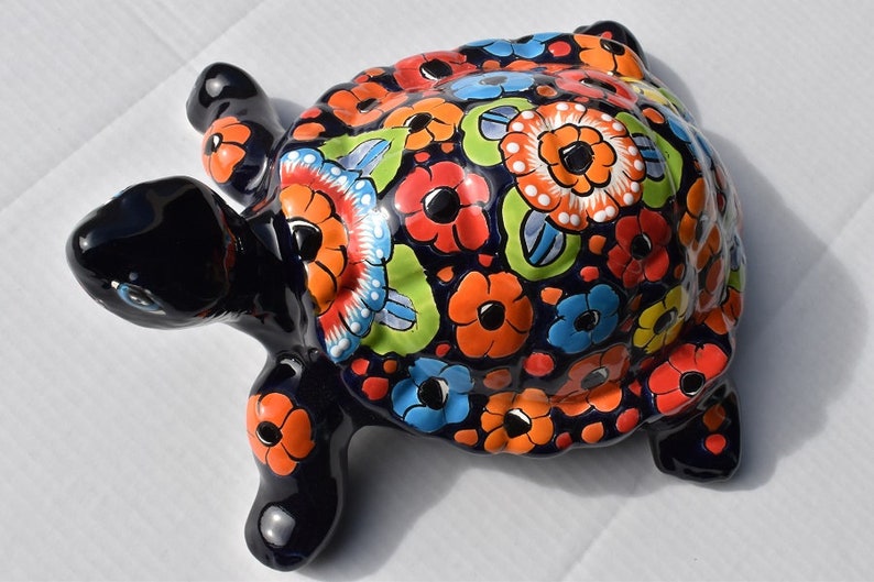 Collection of Talavera Turtles Statues in Different Designs. - Etsy