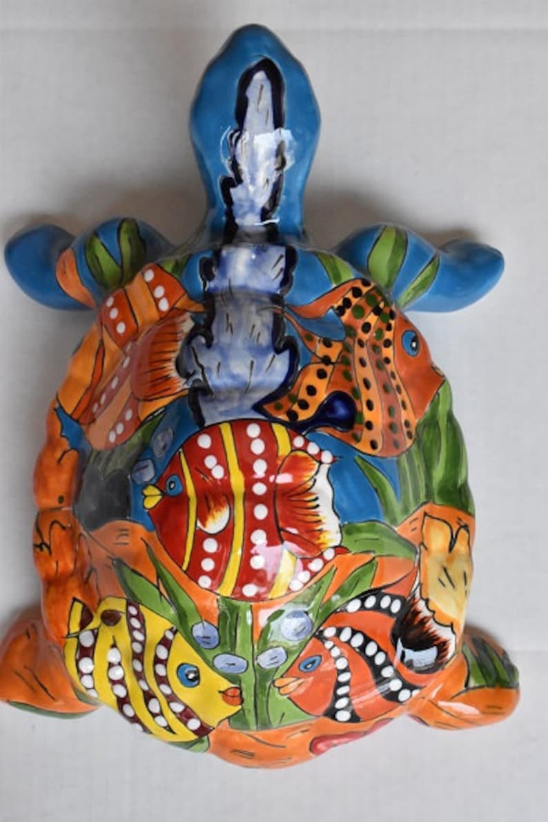 Collection of Talavera Turtles Statues in Different Designs. - Etsy