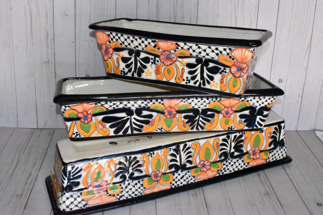 Long Window Box Talavera Pottery - Etsy