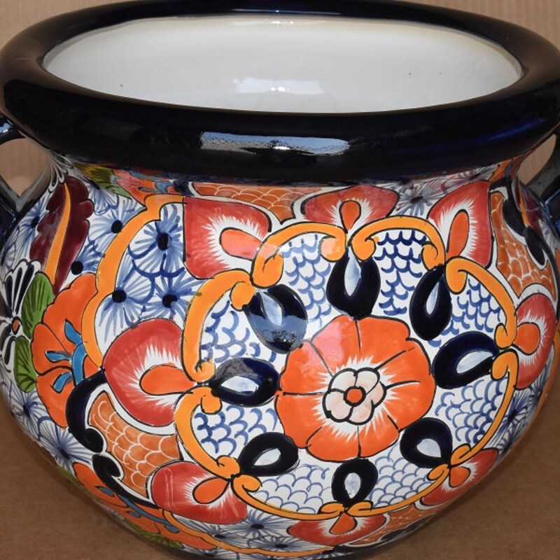 Mexican Pottery Planter - Etsy