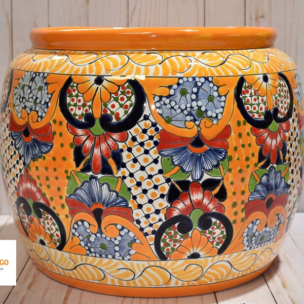 Large Mexican Outdoor Planters - Etsy