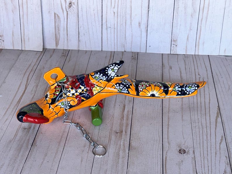 Handmade Talavera Parrot: Mexican Hanging Ceramic Art - Etsy