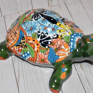 Collection of Talavera Turtles Statues in Different Designs. - Etsy